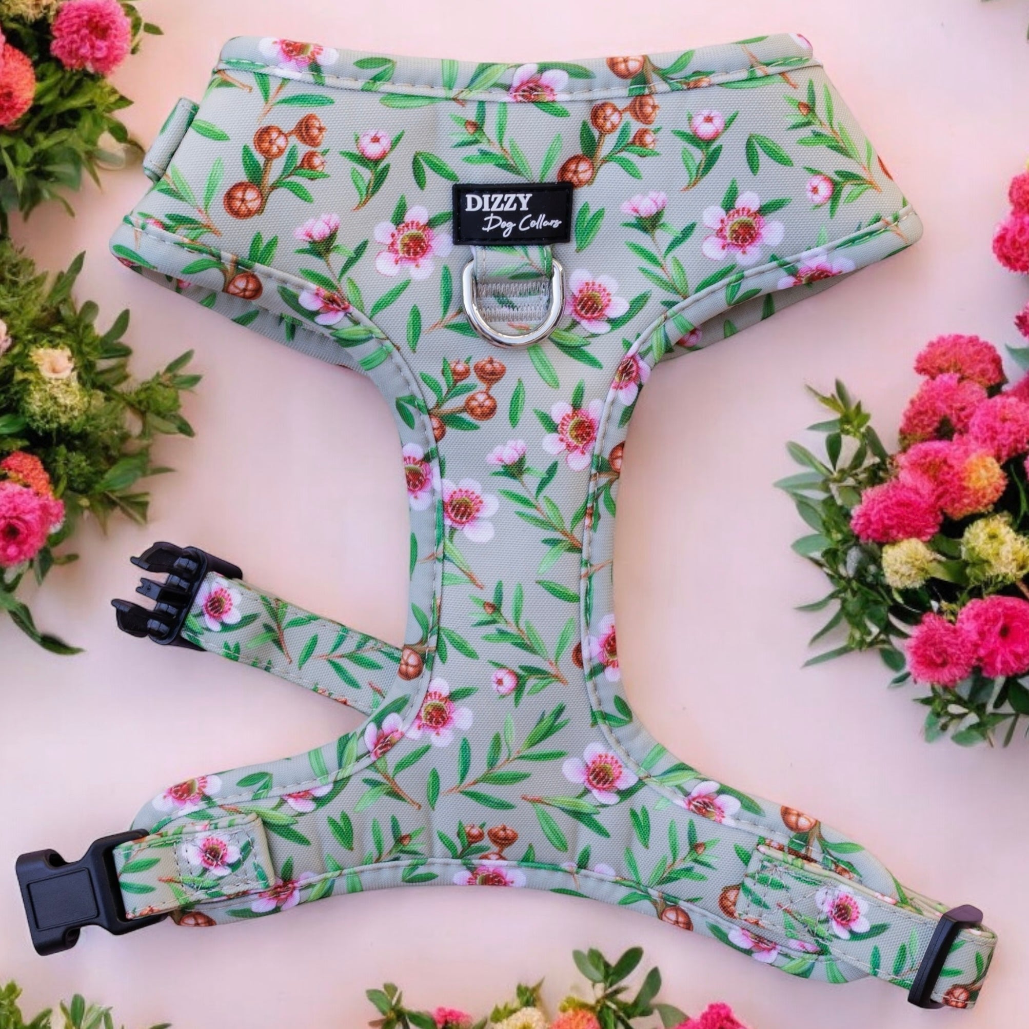 DOG HARNESS | Manuka | Neck Adjustable Dog Harness – Dizzy Dog Collars