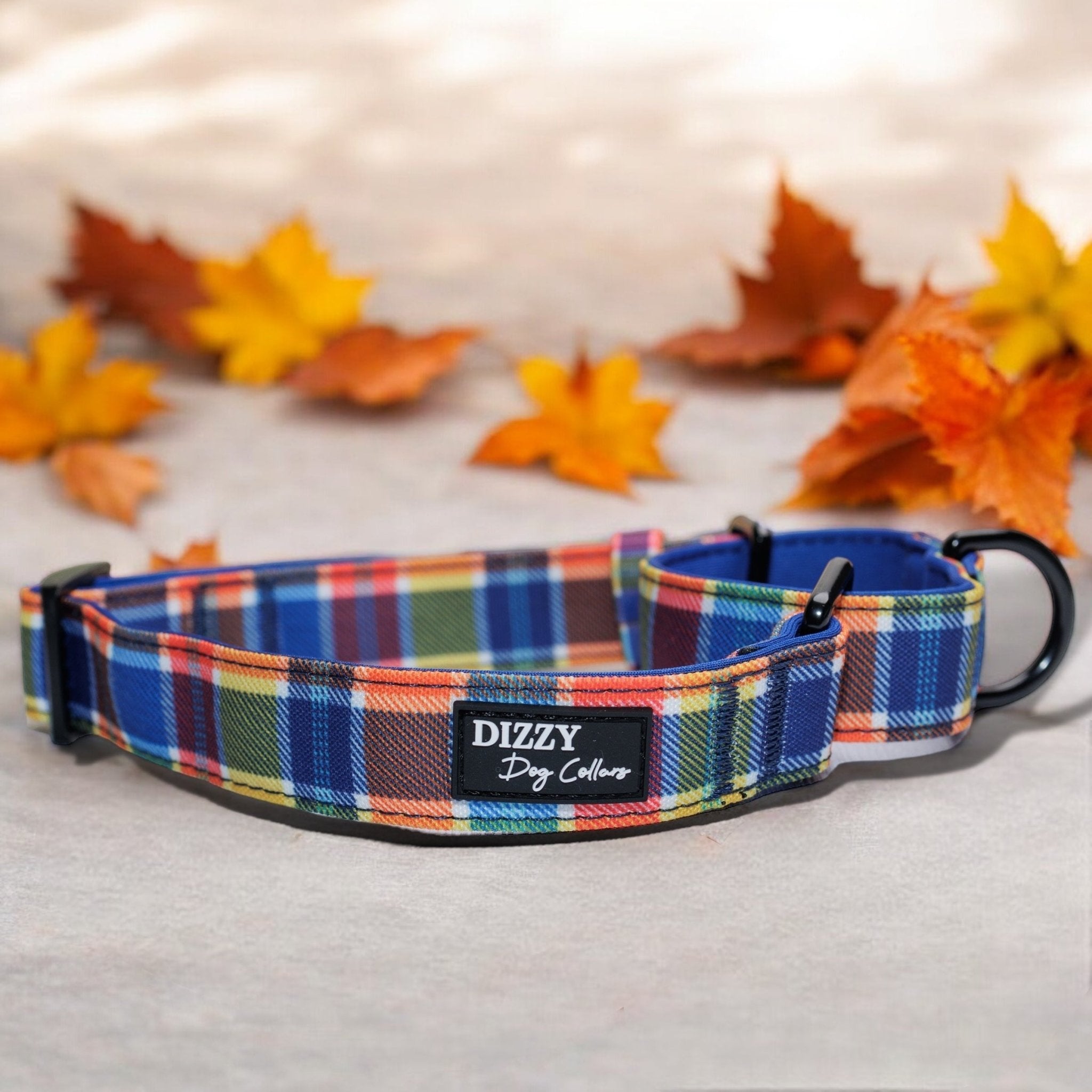 Martingale Dog Collar | Country Plaid – Dizzy Dog Collars