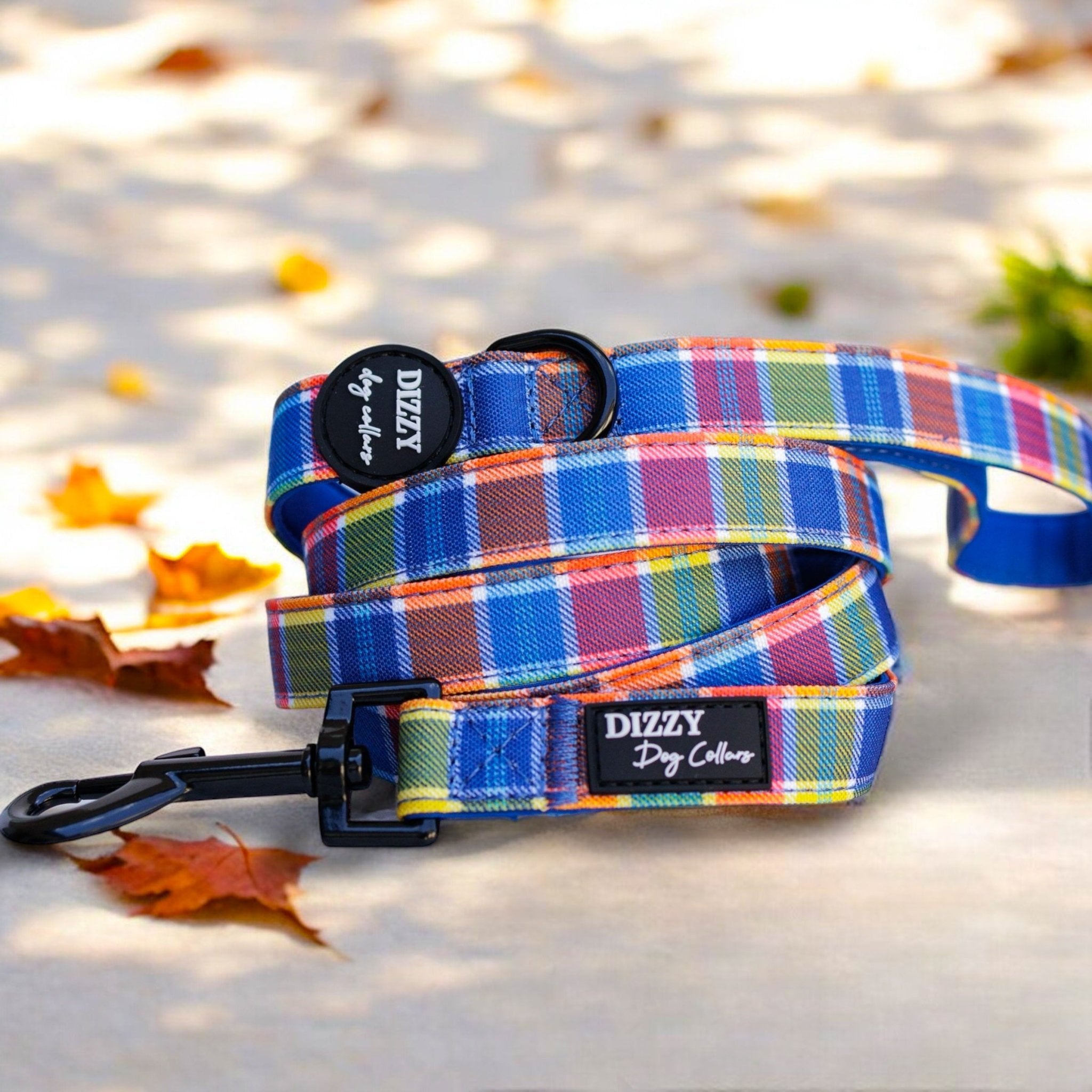 Country Plaid Dog Leash | Fully Padded Leash – Dizzy Dog Collars