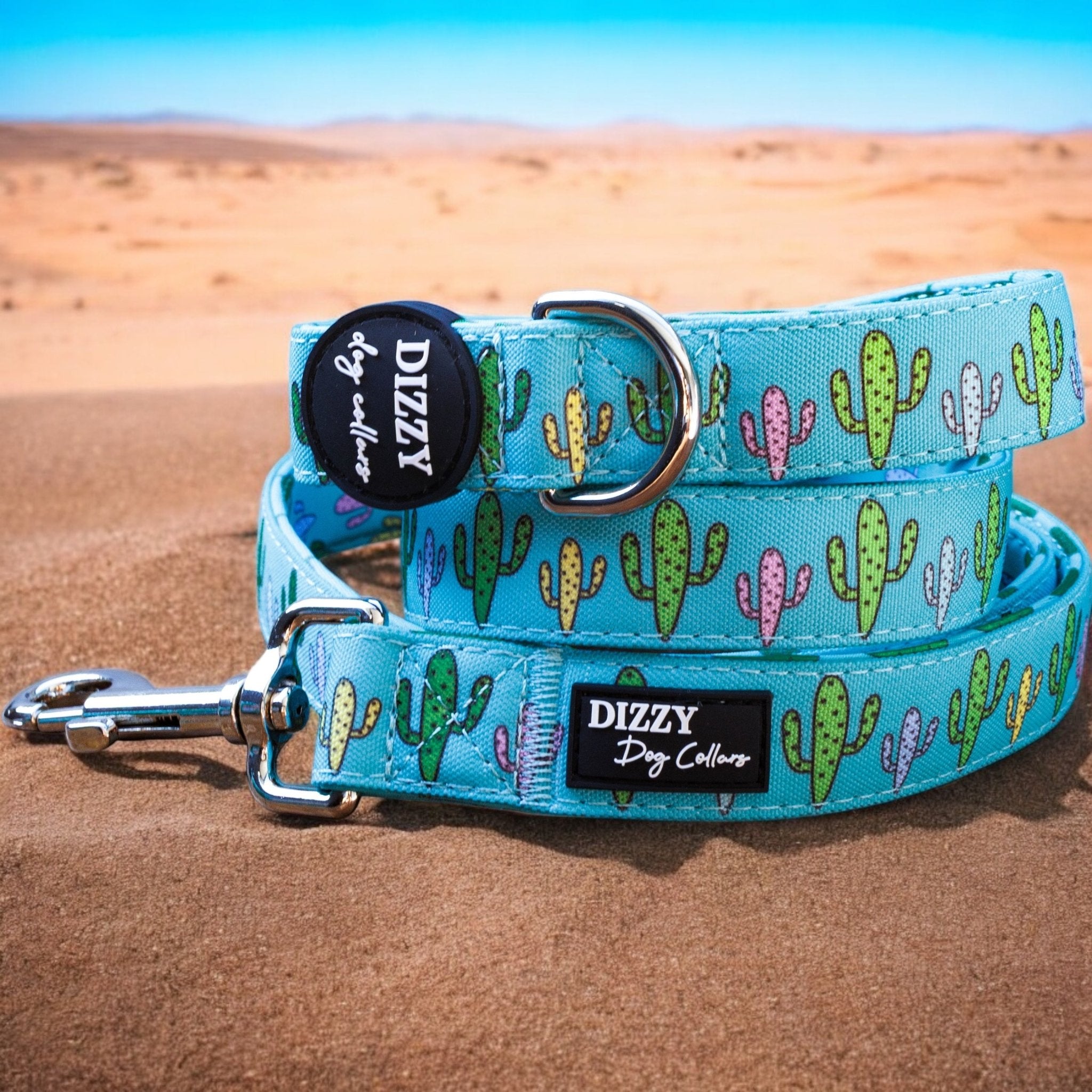 Prickly Paradise: Cactus Dog Leash | Canvas & Neoprene Premium Quality ...