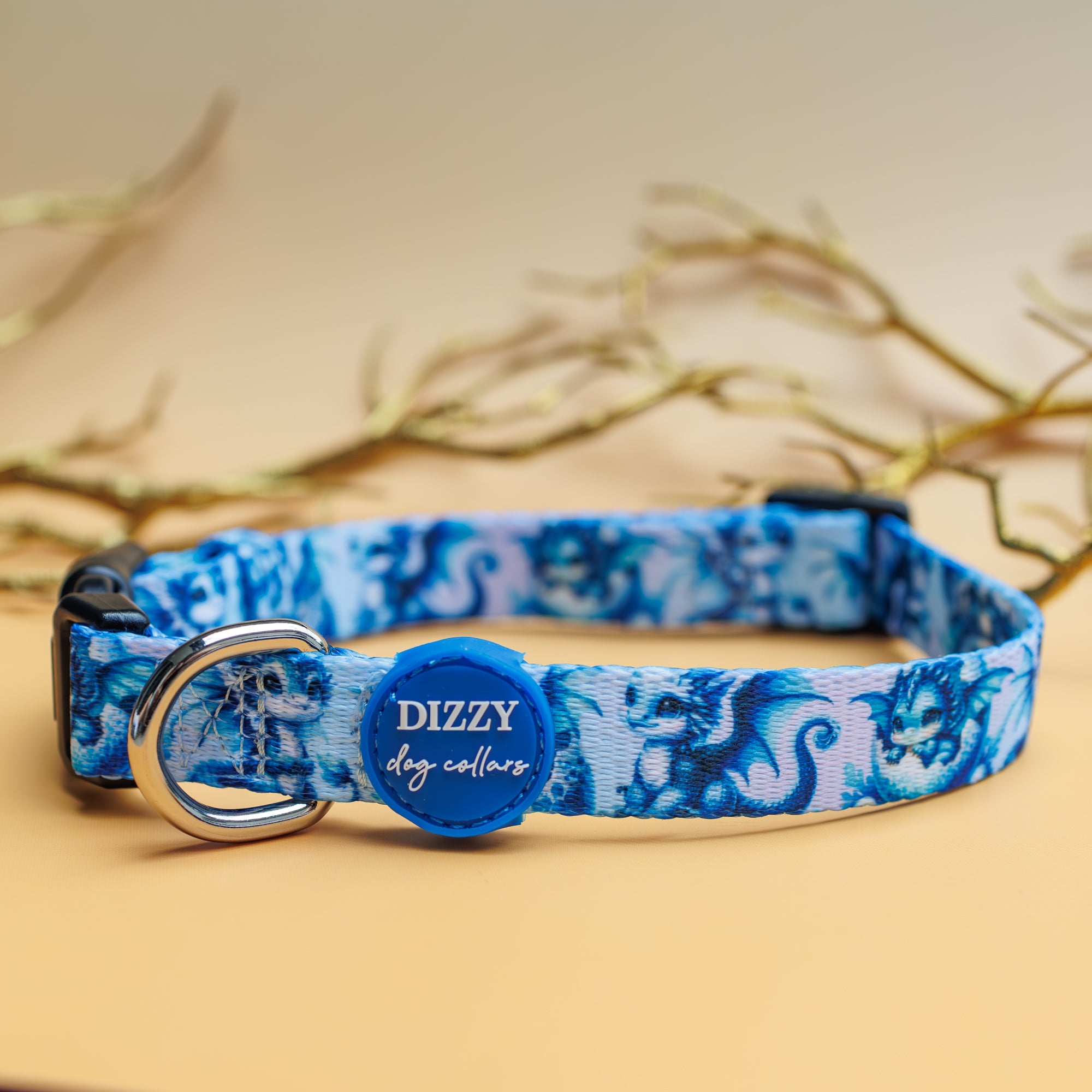 A Dragons Tale: Blue Dragons Dog Collar | Value Range Dog Collar ...