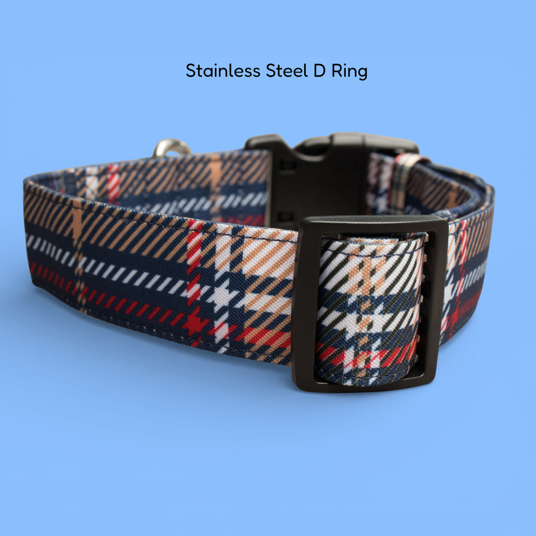 Extra Wide Highland Charm Dog Collar | Stainless Steel – Dizzy Dog Collars
