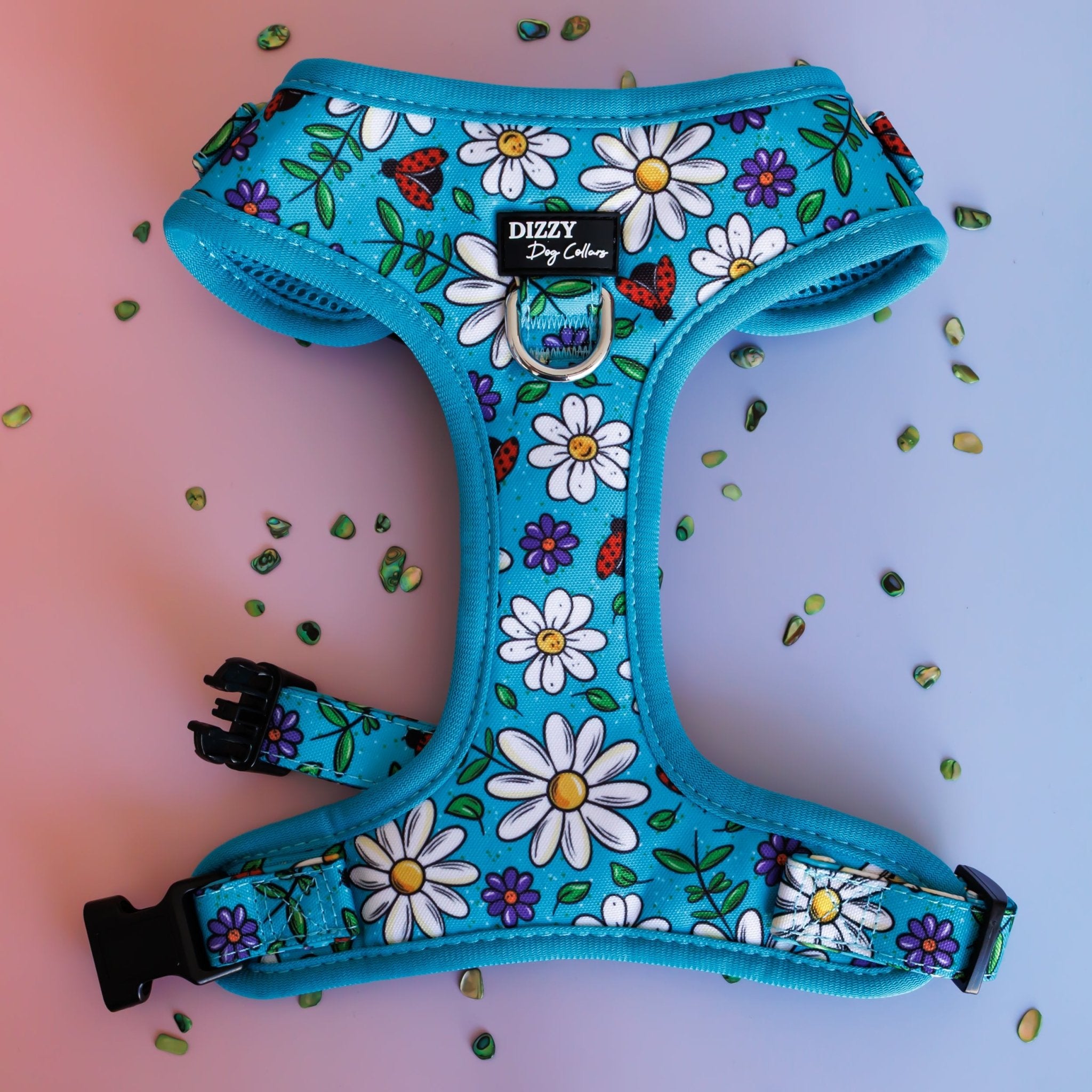 DOG HARNESS | Ladybird Lane | Neck Adjustable Dog Harness – Dizzy Dog ...