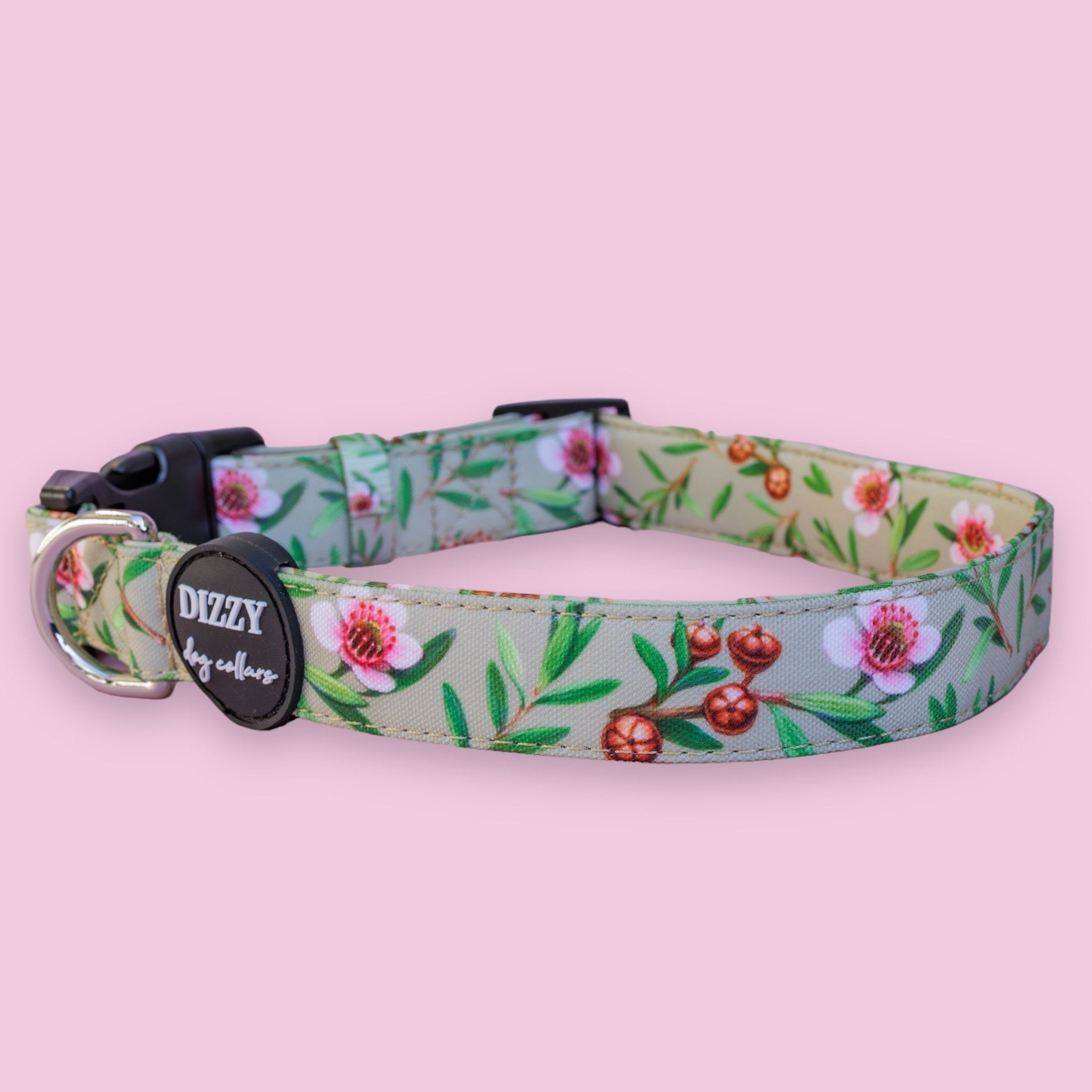 Manuka Dog Collar | Canvas & Neoprene | Dizzy Dog Collars – Dizzy Dog ...