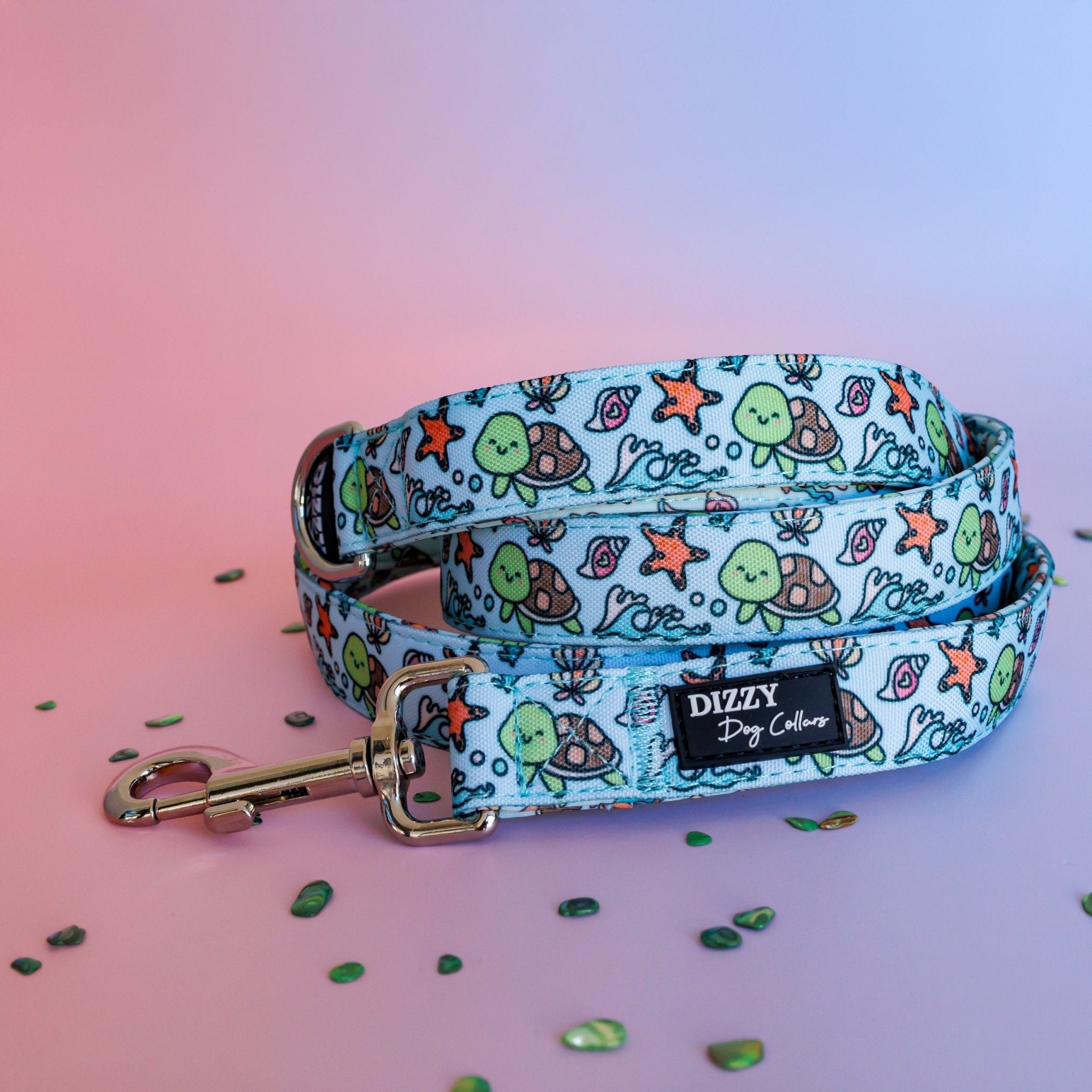 Turtle Tots Dog Leash | Fully Padded Leash – Dizzy Dog Collars