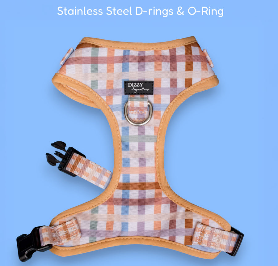 Stainless Steel Neck Adjustable Harness – Dizzy Dog Collars